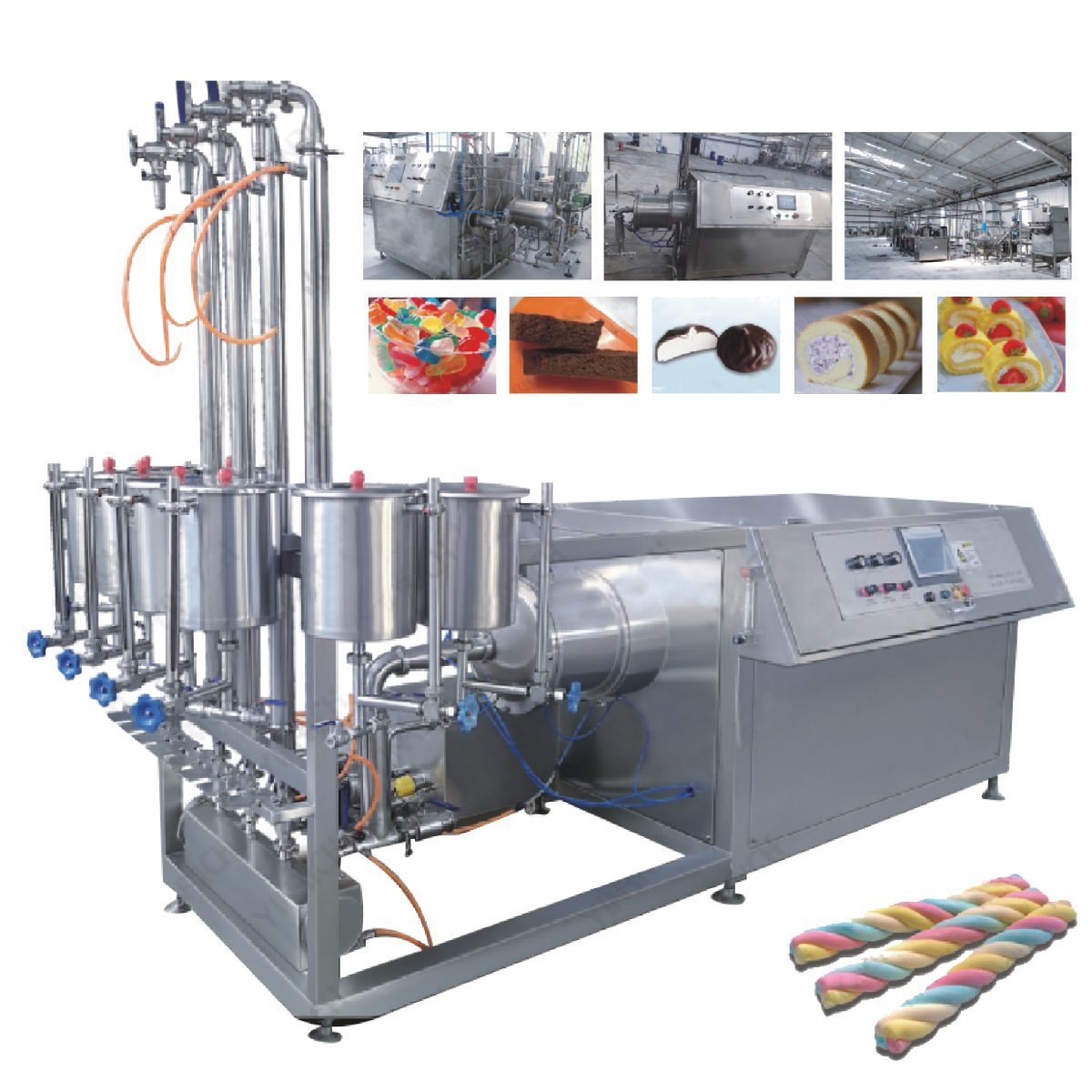 Compact Unit Of Aerator With Color & Flavor Project Injection System - MASEMA